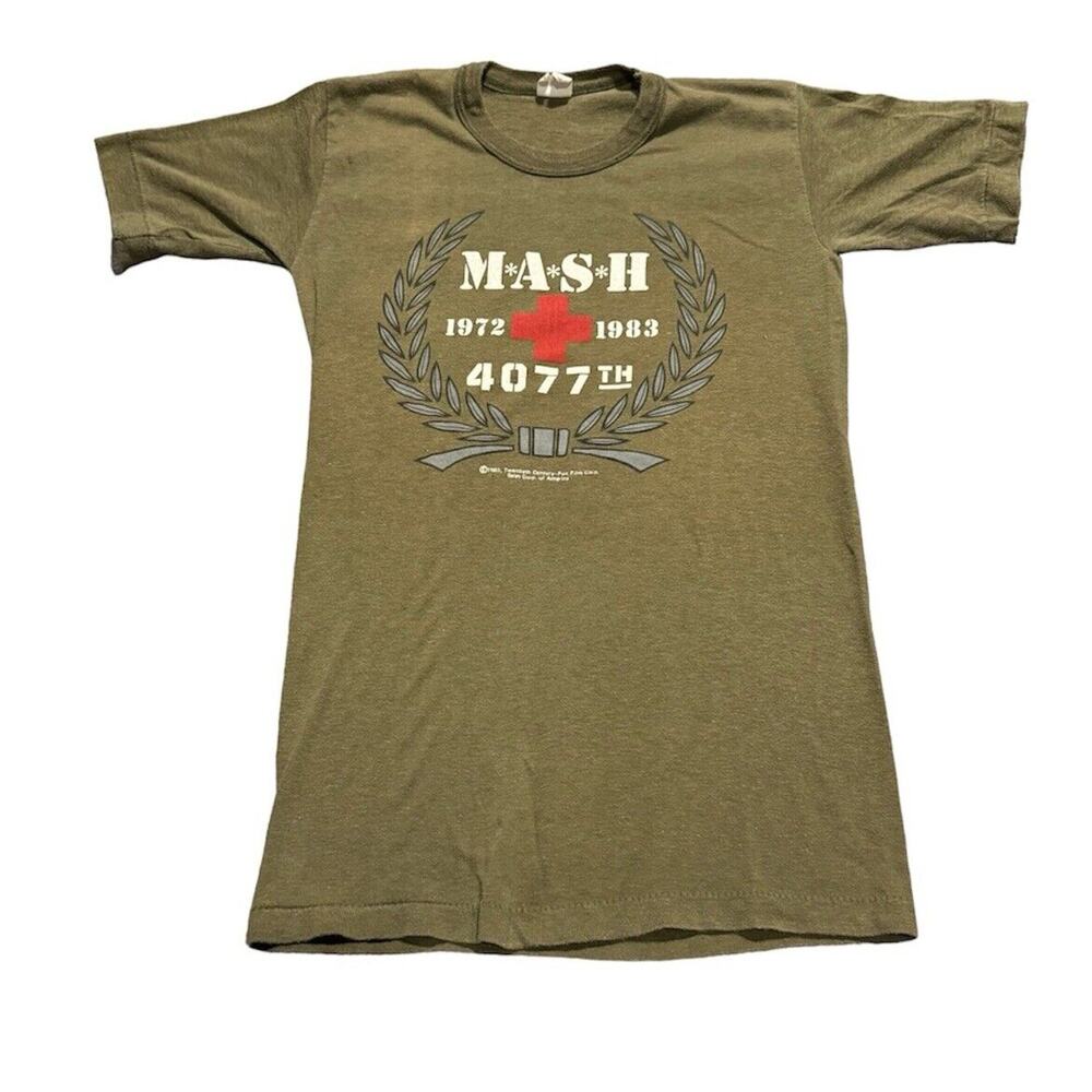 Vintage 80s Iconic Mash Sitcom Tv-Series Shirt Xs 15x… - Gem